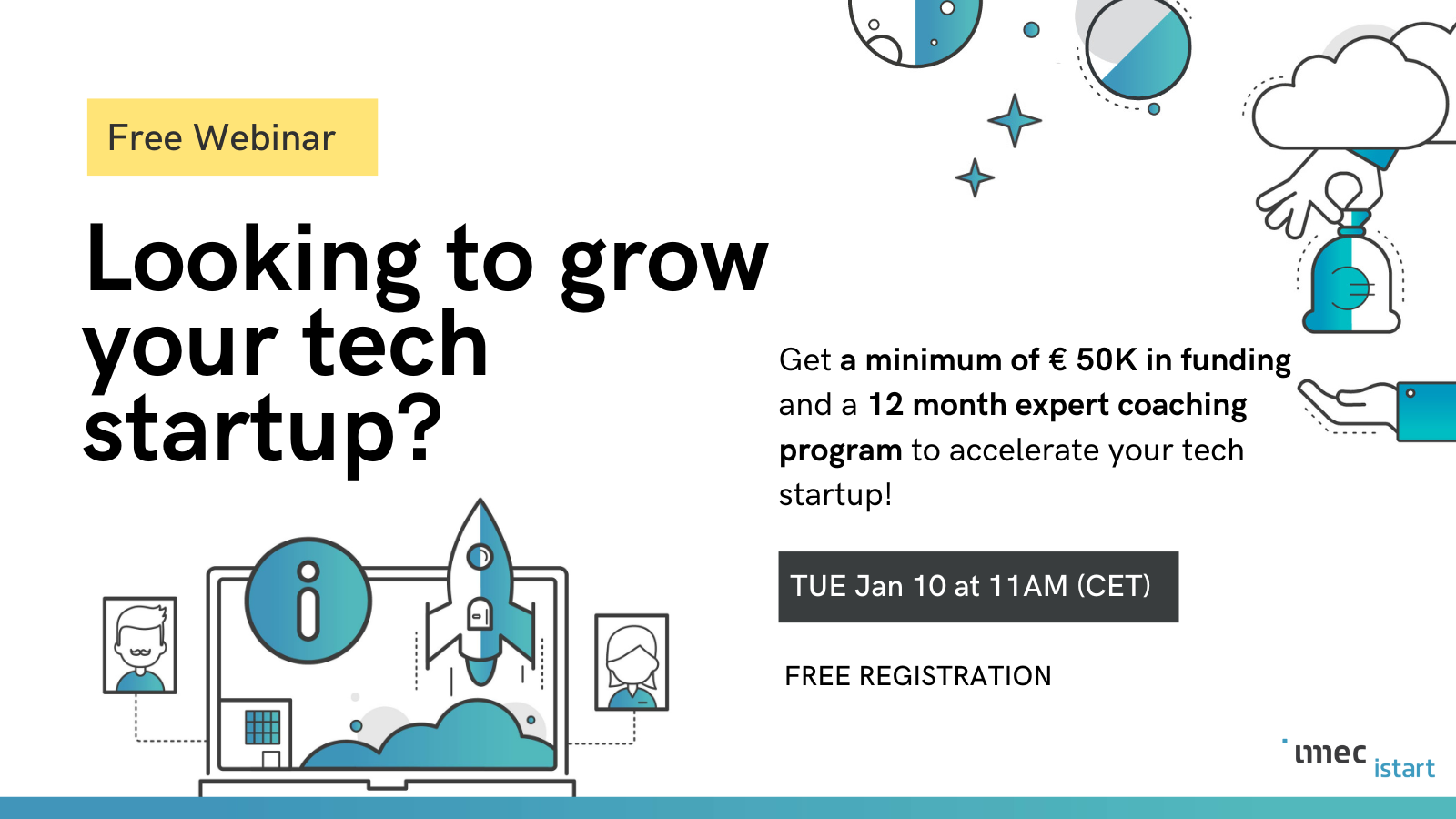 How can the imec.istart program support your tech startup? | VLAIO